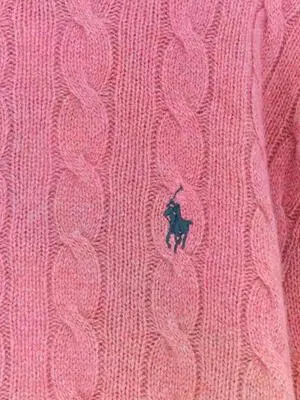 Polo Ralph Lauren Cable-knit Logo-embroidered Sweater