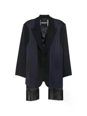 FRENKEN Fringe-trimmed Layered Jacket