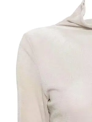 LUISA CERANO Ruched Roll-neck Top