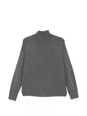 LUISA CERANO High-low Turtleneck Sweater
