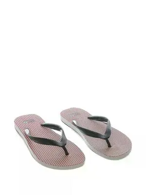 MC2 SAINT BARTH Tommy Striped Flip-flops