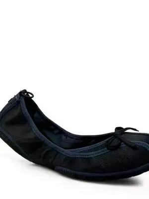 Balenciaga Bow-detail Panelled Ballet Flats
