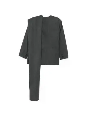 FRENKEN Draped Single-breasted Blazer