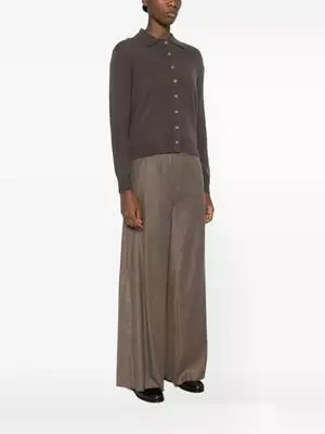 JCSOPHIE Porcelain Button-up Collared Cardigan