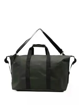Rains Rains Weekend Bag With Logo Print Green
