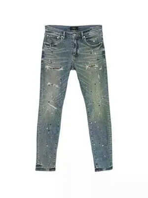 Men's Purple Brand Patchwork