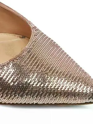 GIANVITO ROSSI Sequin Embellished Pointed Toe Stiletto Pumps