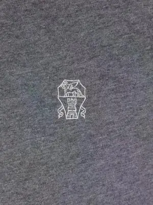 Brunello Cucinelli Logo-embroidered Long-sleeve Polo Shirt
