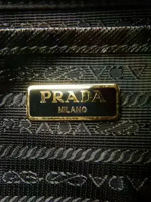 Prada 2013-2026 Saffiano Trimmed Tessuto Satchel