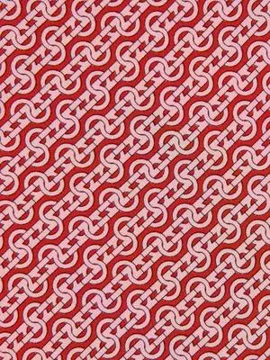 FERRAGAMO Woven-print Silk Tie - Red