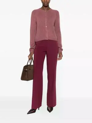 TWINSET Pressed-crease Wide-leg Trousers