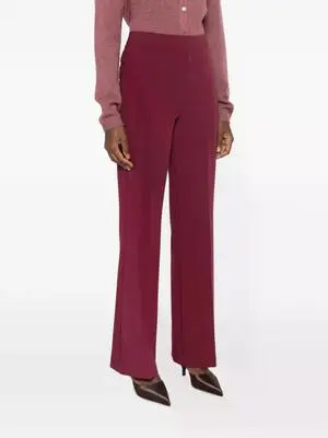 TWINSET Pressed-crease Wide-leg Trousers