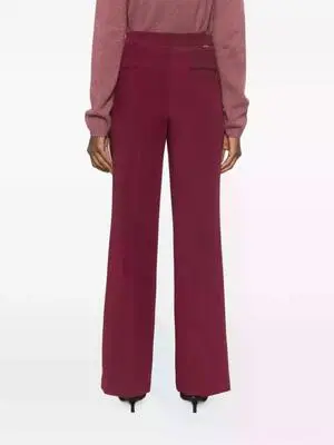 TWINSET Pressed-crease Wide-leg Trousers