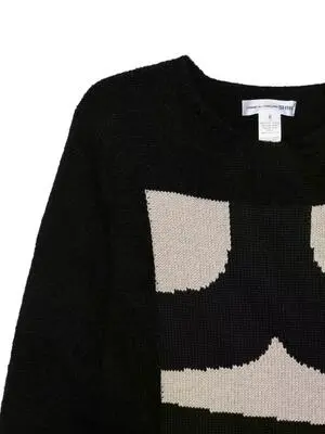 Comme Des Garçons Geometric-pattern Sweater