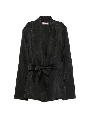 TWENTY FOURHAITCH Embellished Belted Jacket