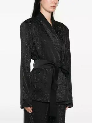 TWENTY FOURHAITCH Embellished Belted Jacket