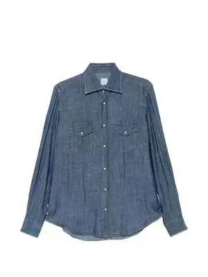 Eleventy Button-down Shirt - Blue