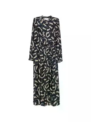 FORTE_FORTE Leopard-print Midi Dress