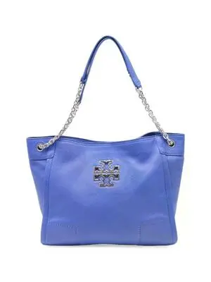 Tory Burch Britten Chain Tote Bag - Blue