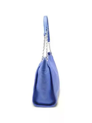 Tory Burch Britten Chain Tote Bag - Blue