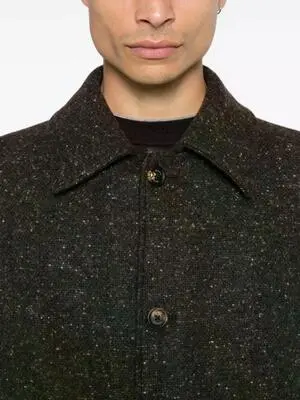 Eleventy Single-breasted Flecked Coat