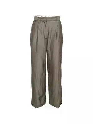 Sandro Pleated Wide-leg Trousers