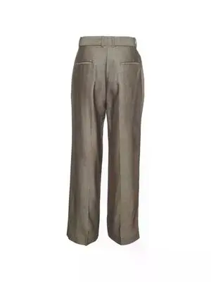 Sandro Pleated Wide-leg Trousers