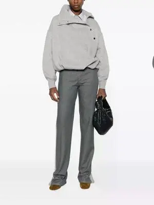 Sportmax Asymmetric Press-stud Sweatshirt