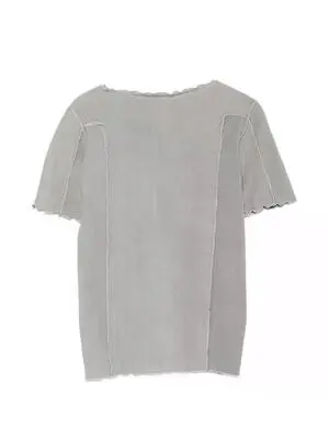 BASERANGE Ribbed-knit Boat-neck T-shirt