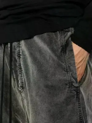 THOM KROM Faded Effect Drawstring Trousers