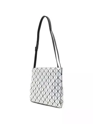 Issey Miyake Geometric Panel Shoulder Bag - White