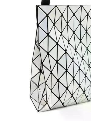 Issey Miyake Geometric Panel Shoulder Bag - White