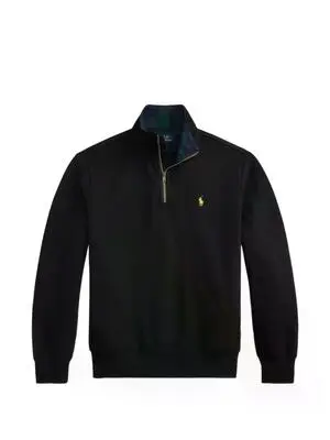 Polo Ralph Lauren Estate-rib Quarter-zip Pullover - Black