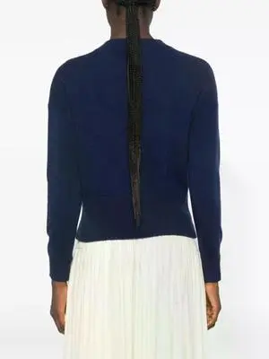LE PETIT PULLE Button-up Crew-neck Cardigan