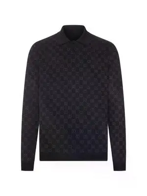Gucci Gg Jacquard Polo Shirt