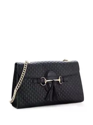 Gucci Emily Chain Flap Bag Microguccissima Leather Medium Shoulder Bag