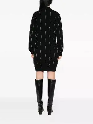 CIRCUS HOTEL Bead-embellished Cut-out Dress