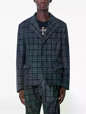 VIVIENNE WESTWOOD Checked Notched-lapels Blazer