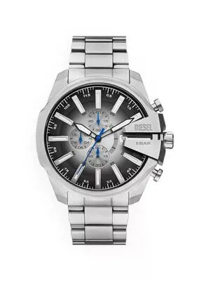 DIESEL® Mega Chief 48mm Watch - Black