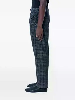 VIVIENNE WESTWOOD Drunken Checked Trousers - Grey