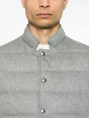 Eleventy Quilted High-neck Gilet