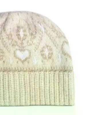 Khaite Avers Beanie In Ecru Multi