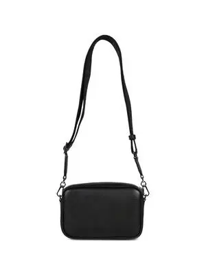 Loewe Pebble Grain Leather Messenger Bag - Black