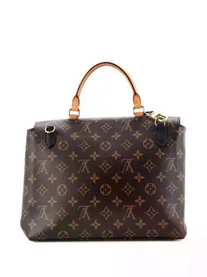 LOUIS VUITTON Marignan Monogram Canvas With Leather Shoulder Bag - Black