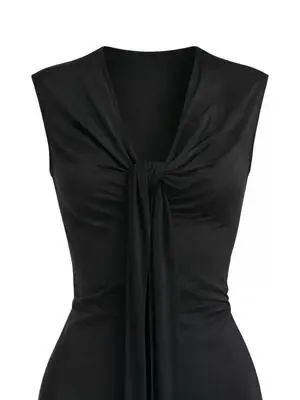 Max Mara Fennec Knot Detail Bodysuit