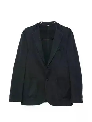 BOSS Notch-lapel Single-breasted Jacket - Blue