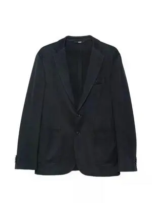 BOSS Notch-lapel Single-breasted Jacket - Blue