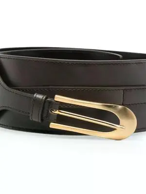 Eleventy Buckle-fastening Wide-strap Belt - Brown