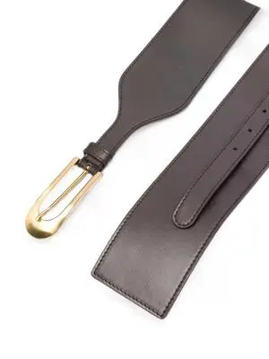 Eleventy Buckle-fastening Wide-strap Belt
