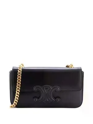 Celine Triomphe Chain Leather Small Shoulder Bag